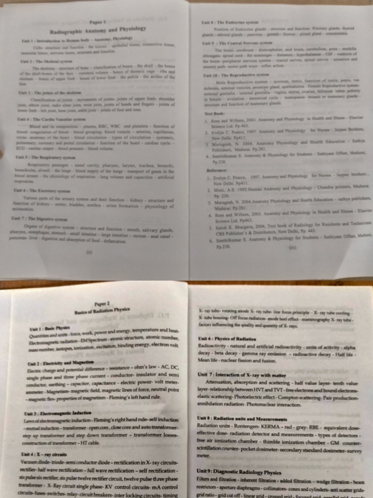 PG Dip Radiography and Imaging | PDF