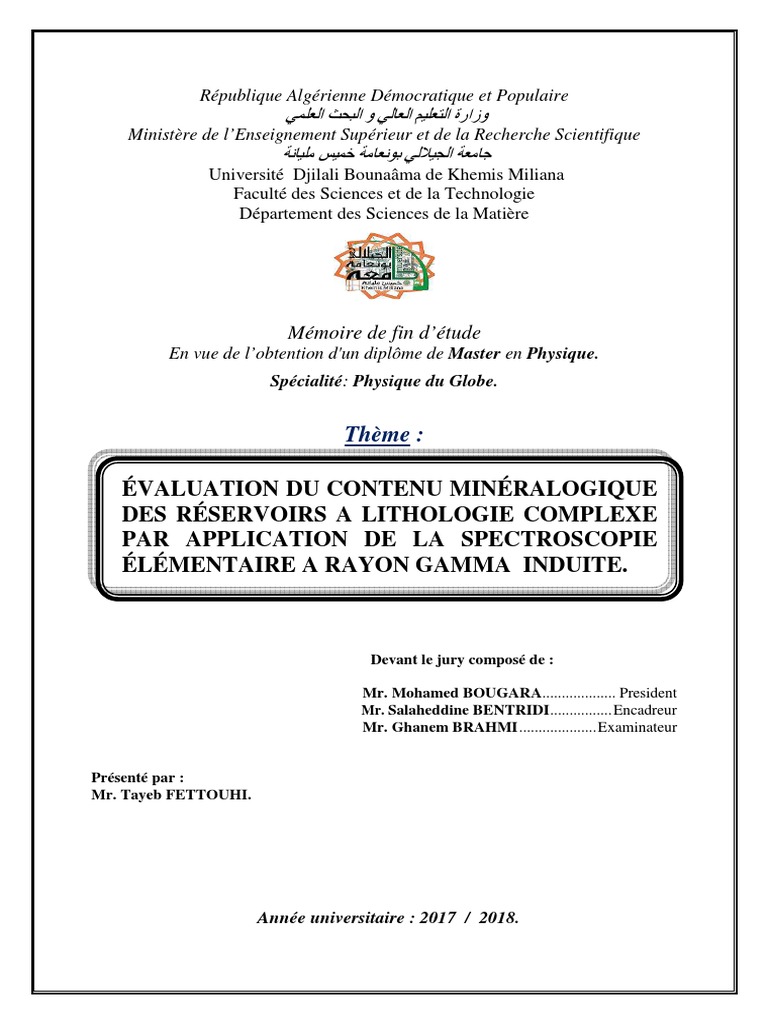 PFE-Final | PDF | Grès | Géologie