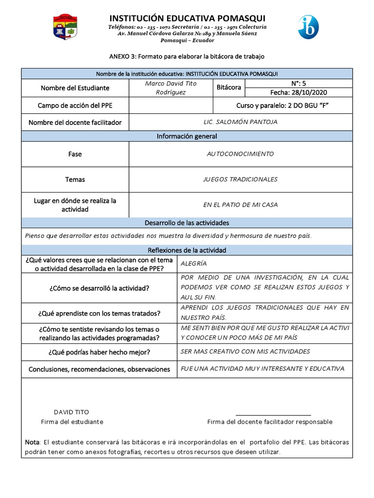 Bitacora 4 | PDF | Science | Ciencia y Tecnología