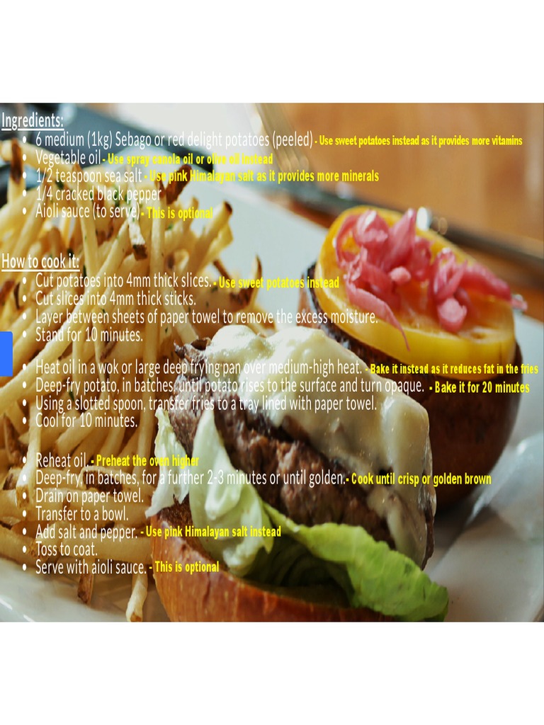 Fast Food Recipe 2 | PDF