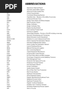 Ford Acronyms | PDF | Ford Motor Company | Wheeled Vehicles