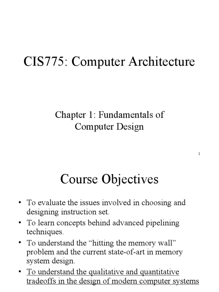 Understanding Computer Architecture Fundamentals: An Introduction to ...