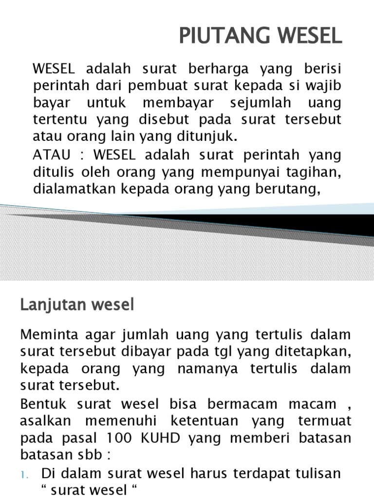 Bab 4 Piutang Wesel | PDF | Bisnis | Pengelolaan Keuangan & Uang
