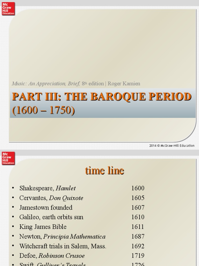 Music Appreciation PowerPoint III | PDF | Baroque Music | Opera