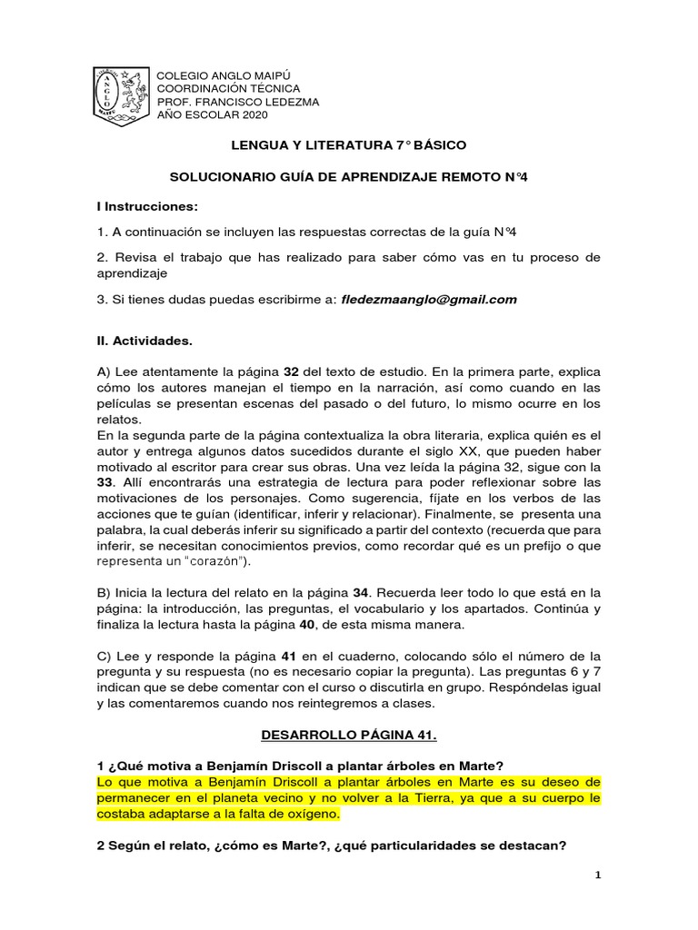 Benjamín Driscoll y su misión en Marte | PDF | Marte | Tierra
