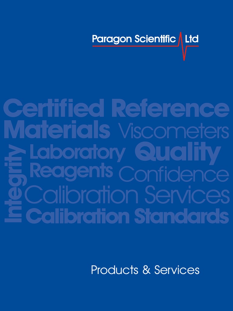 Paragon Scientific Reference Materials | PDF | Diesel Fuel | Gasoline