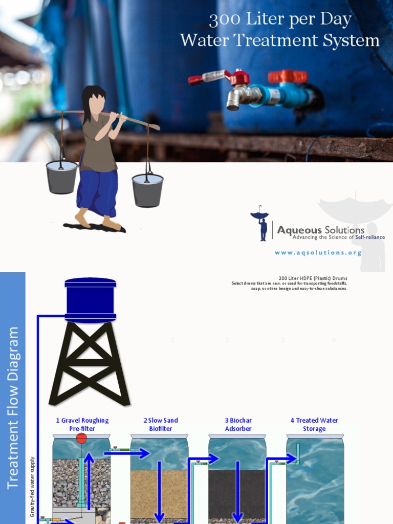 Blue Barrel System Manual English | PDF | Sediment | Biofilm