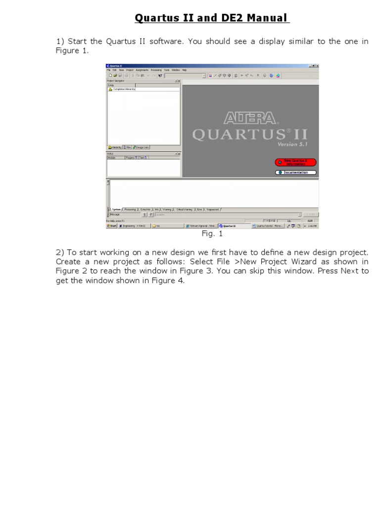 Quartus II DE2 Setup & Configuration Guide | PDF | Field Programmable Gate Array | Usb