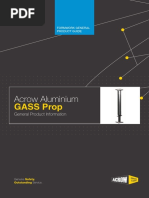 Acrow Prop Load Capacity Guide | PDF | Nature