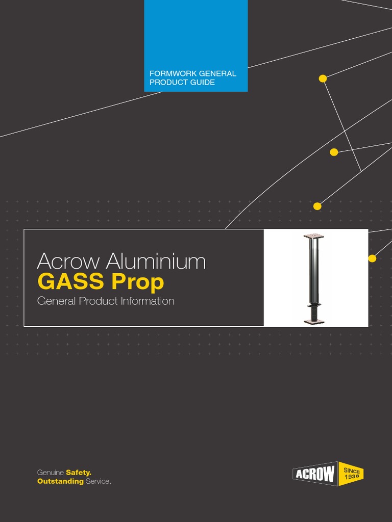 Acrow GASS Aluminium Product Guide | PDF | Verification And Validation ...