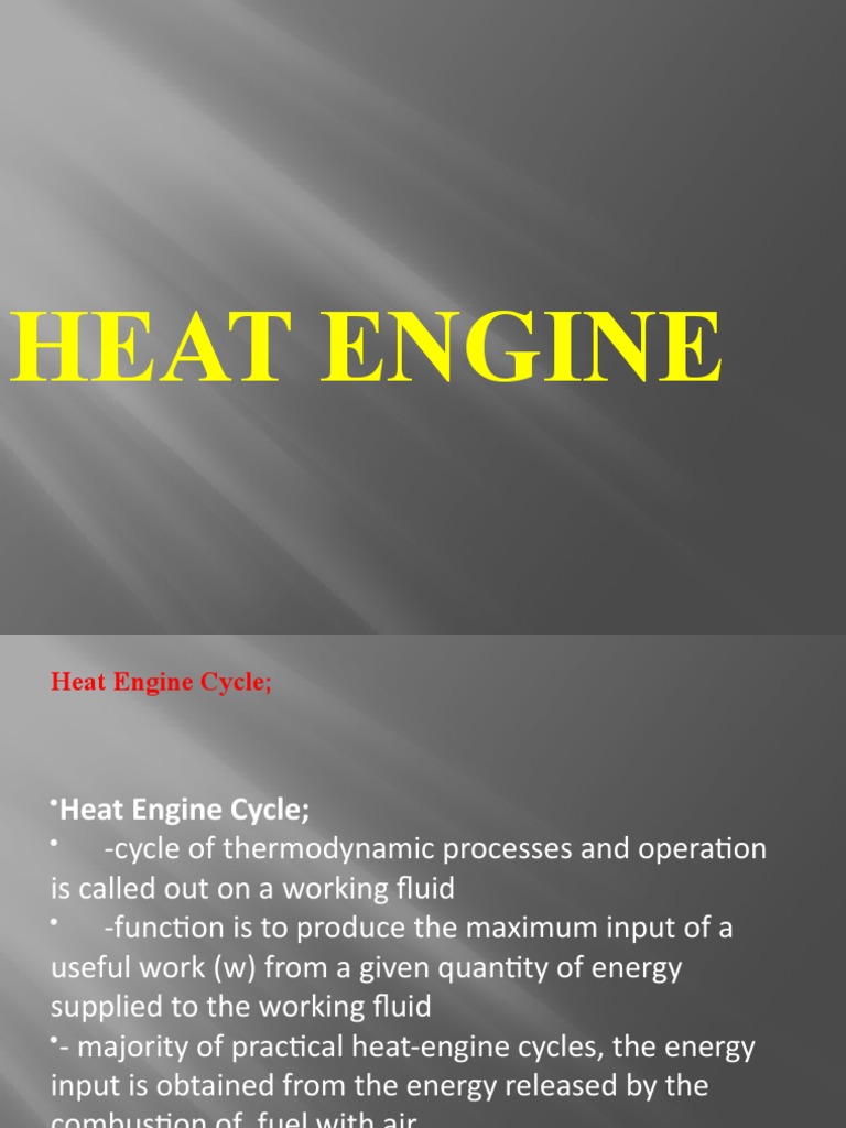 Heat Engine | PDF