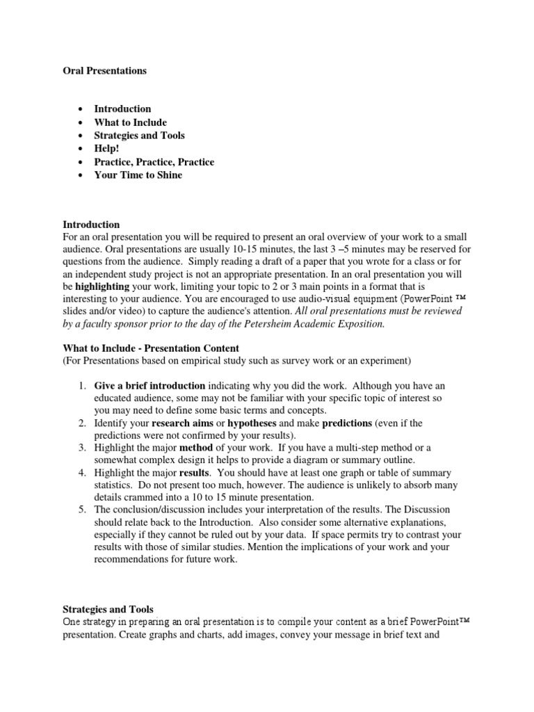 Oral-Presentation Notes 2 | PDF | Microsoft Power Point | Cognition