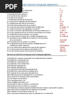 Ejemplos Resueltos de Traducción de Lenguaje Verbal Al Lenguaje Matematico Ó Lenguaje Algebraico ...