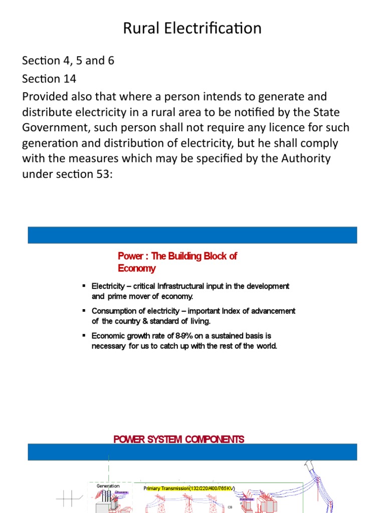 Rural Electrification | PDF | Rural Electrification | Electric Power ...