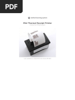 YHD-80E 80mm Receipt Printer | PDF | Printer (Computing) | Office Equipment