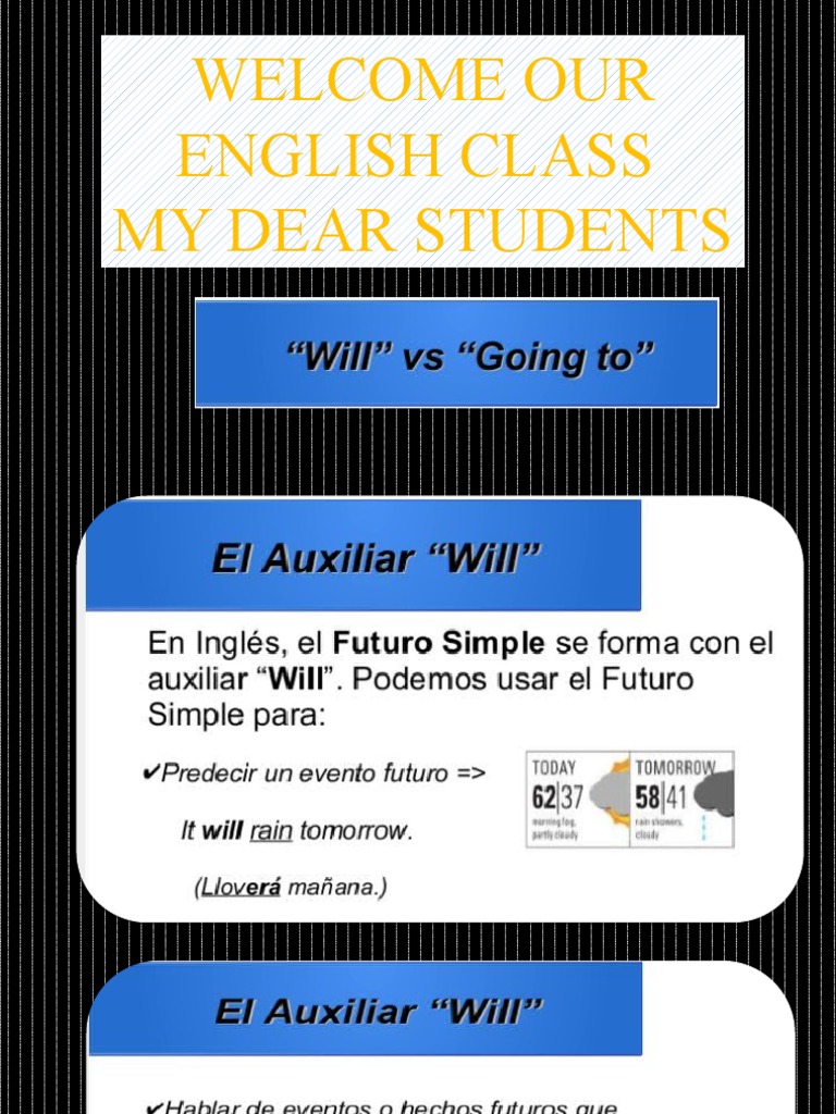 Futuro Going To y Will 4to | PDF