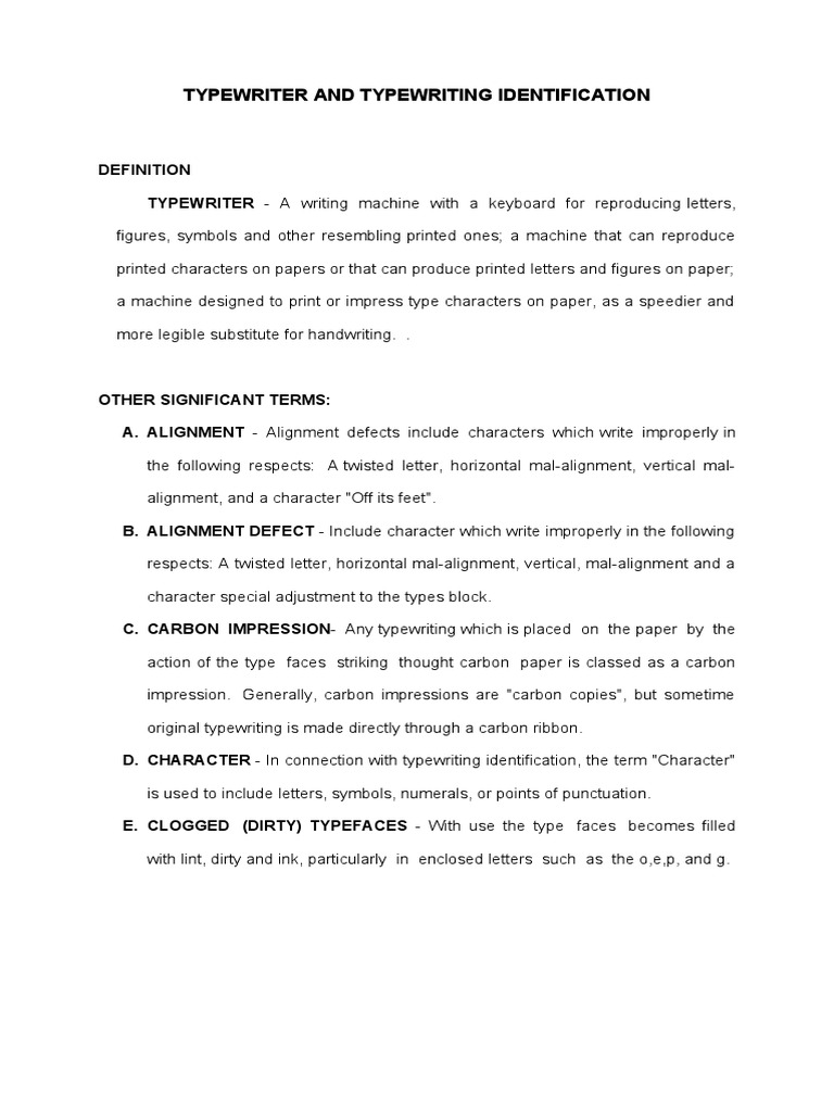 Typewriters | PDF | Typewriter | Equipment