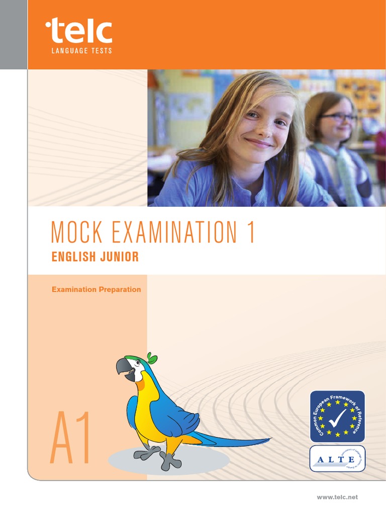 Mock Examination 1: English Junior | PDF | Standardized Tests | Test ...