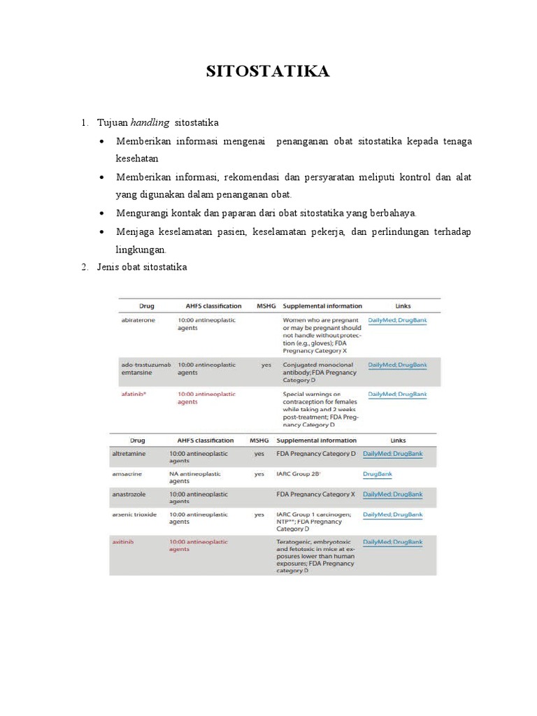 Sitostatika Irna | PDF