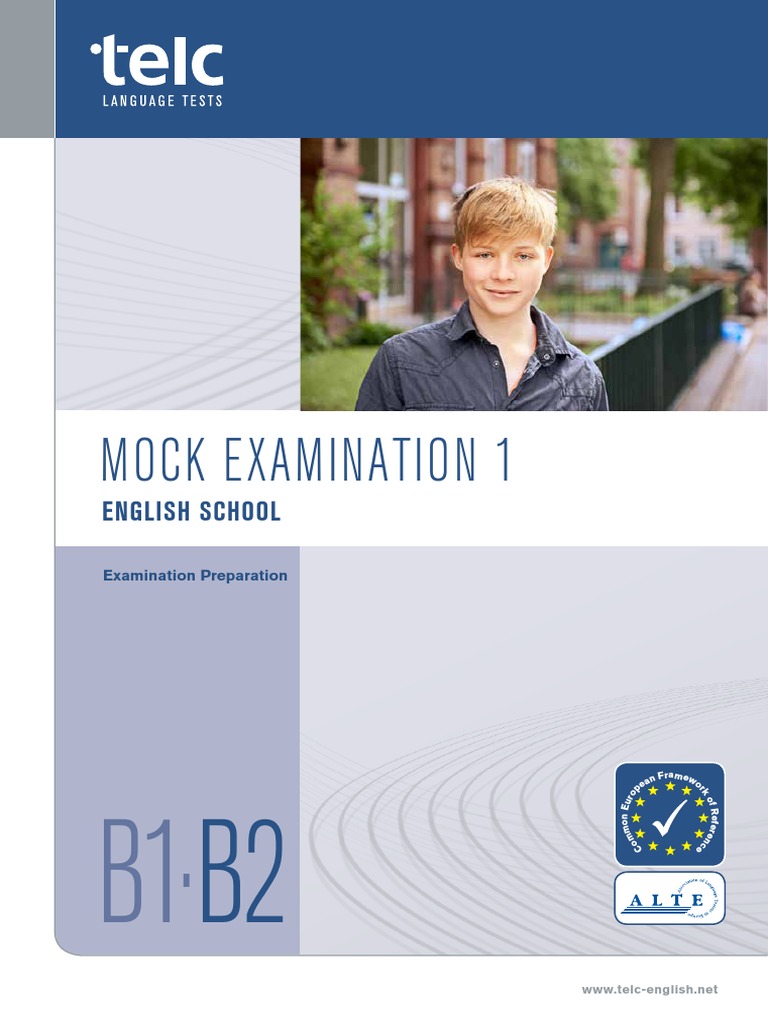 Mock Examination 1: English School | PDF | Multiple Choice | Test ...