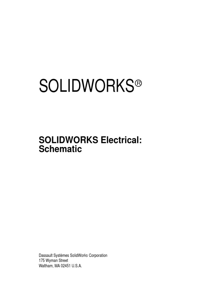 SOLIDWORKS Electrical: Schematic | PDF | Programmable Logic Controller ...