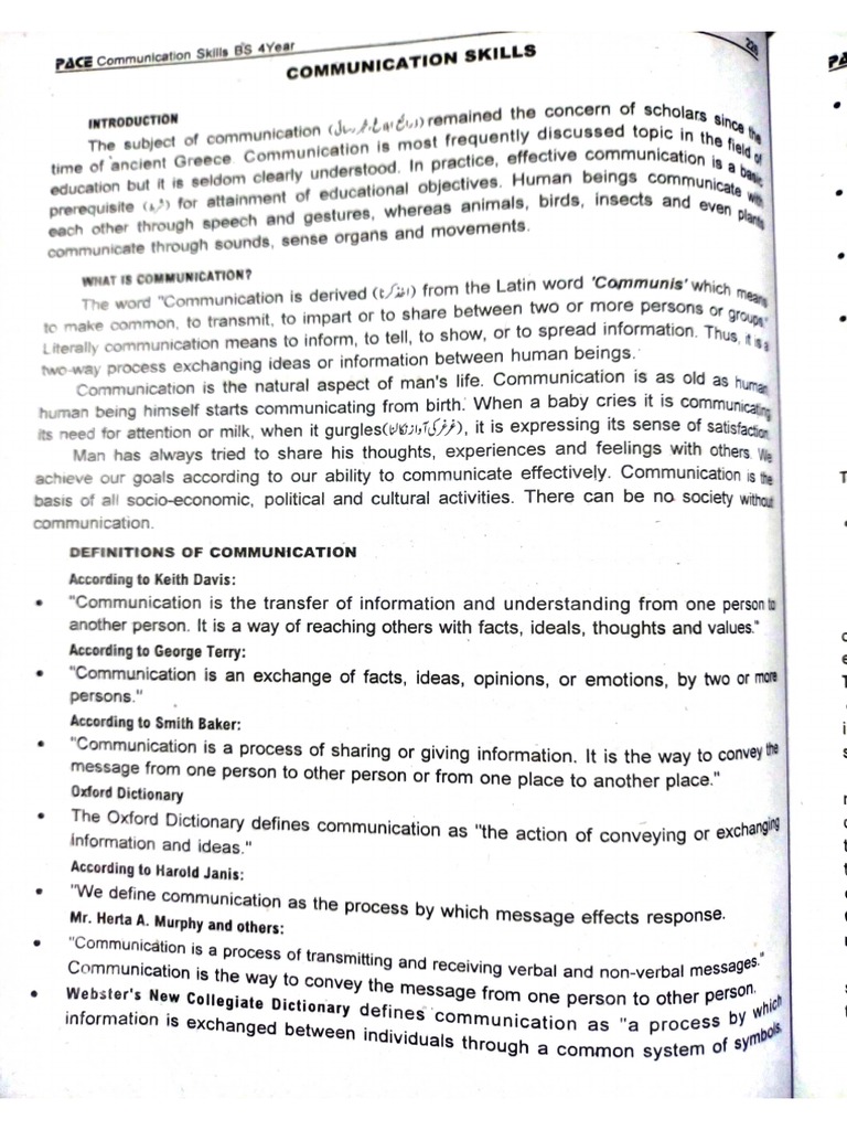 Communication Skills | PDF