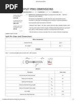 JIS B 1351 Split Pin Specifications | PDF | Engineering Tolerance ...