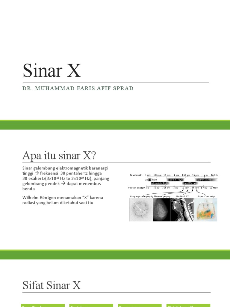 Radiologi-Sinar X | PDF