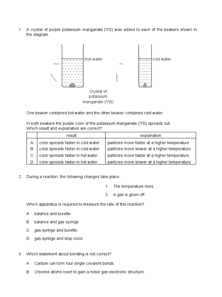 Hot Water Cold Water | PDF | Chemical Reactions | Anode