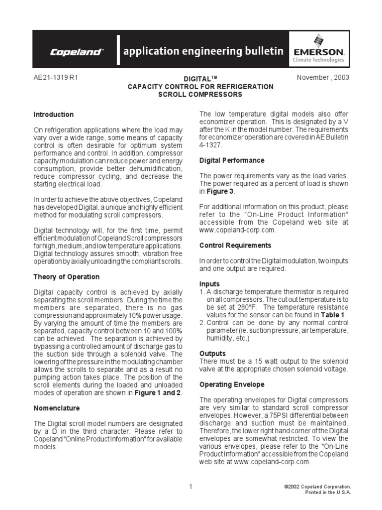 Digital Scroll Bulletin Ae1319 | PDF | Machines | Mechanical Engineering