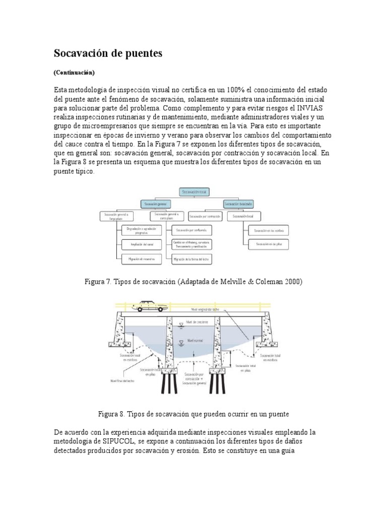 Socavación de Puentes | PDF | Fundación (Ingeniería)