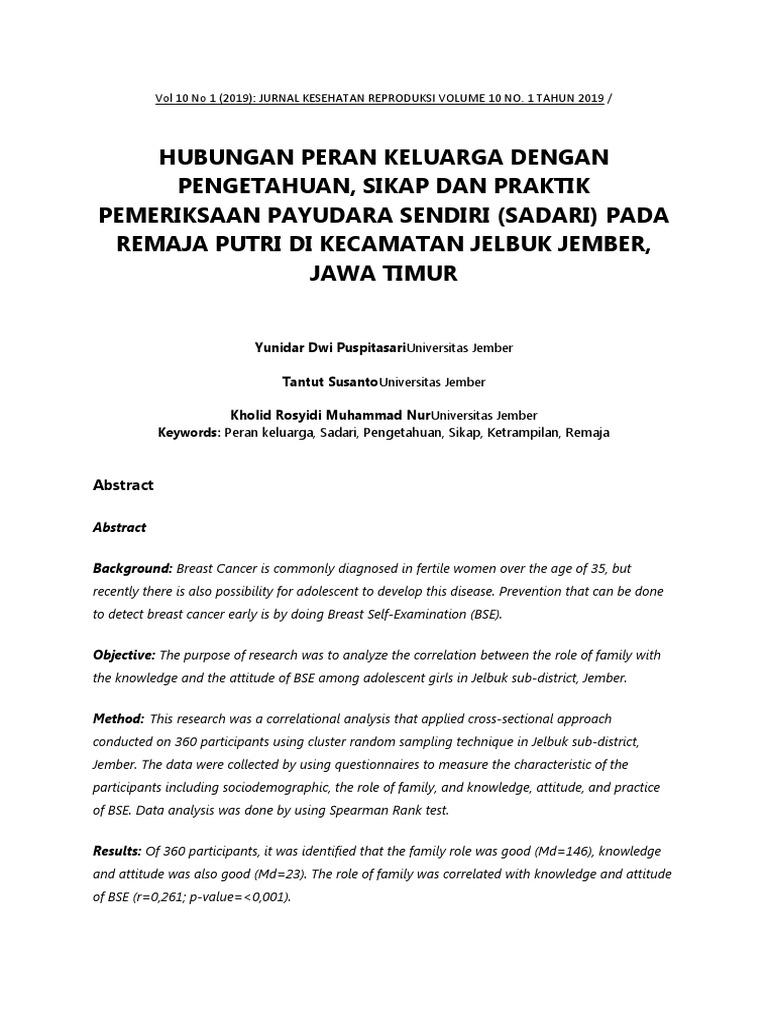 Jurnal Sadari | PDF | Wellness | Medical