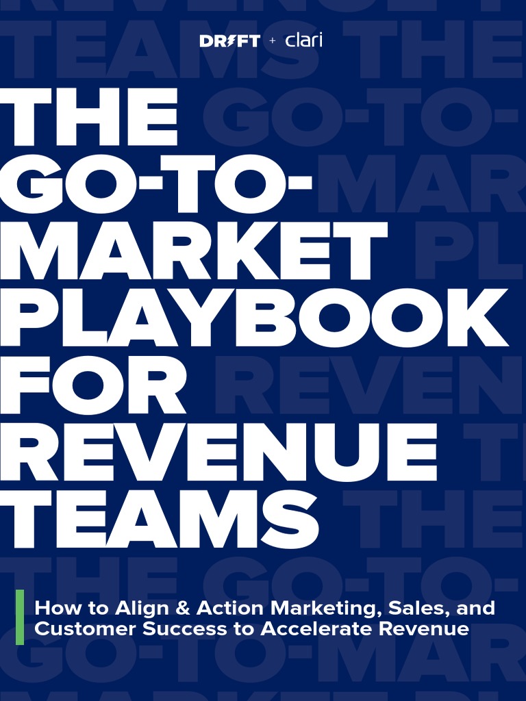 Align Revenue Teams With A Playbook For Acceleration Pdf Sales