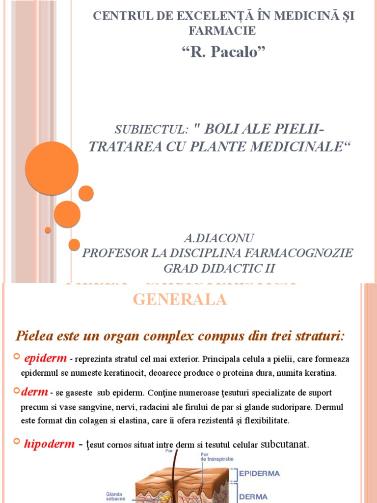 Boli ALE Pielii | PDF