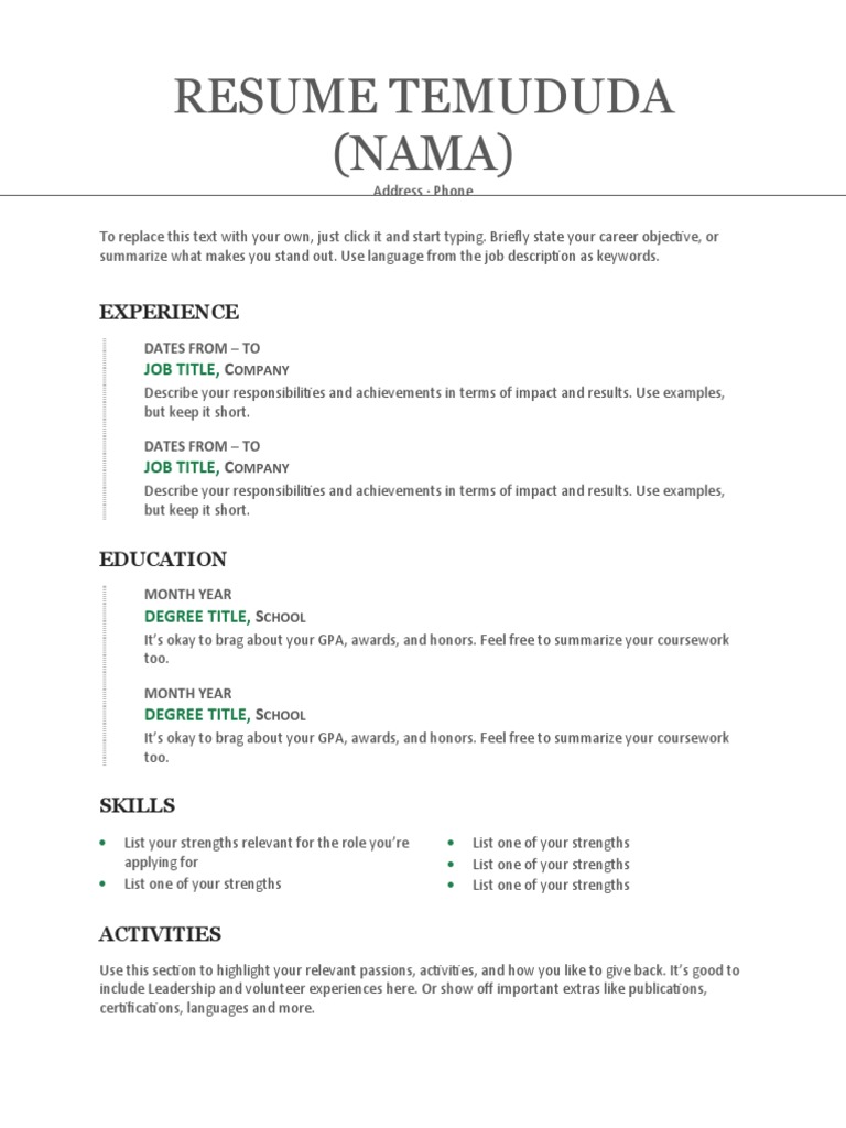 Temuduga Borang | PDF | Business | Self-Improvement