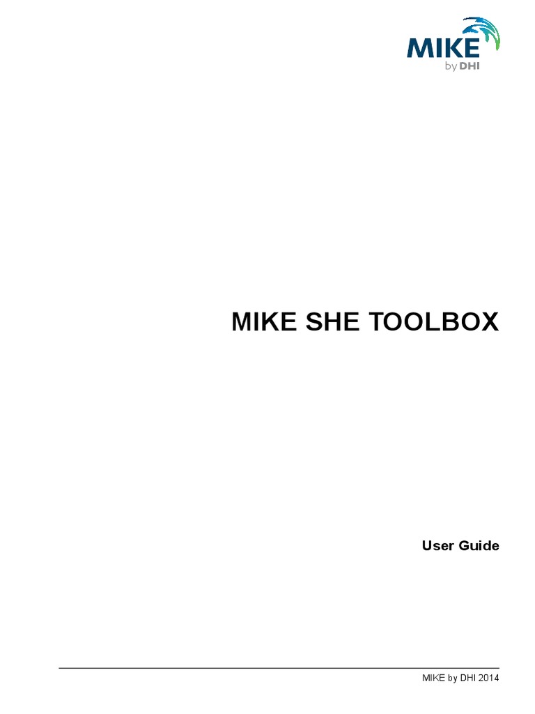 Mike She Toolbox: User Guide | PDF | Parameter (Computer Programming ...