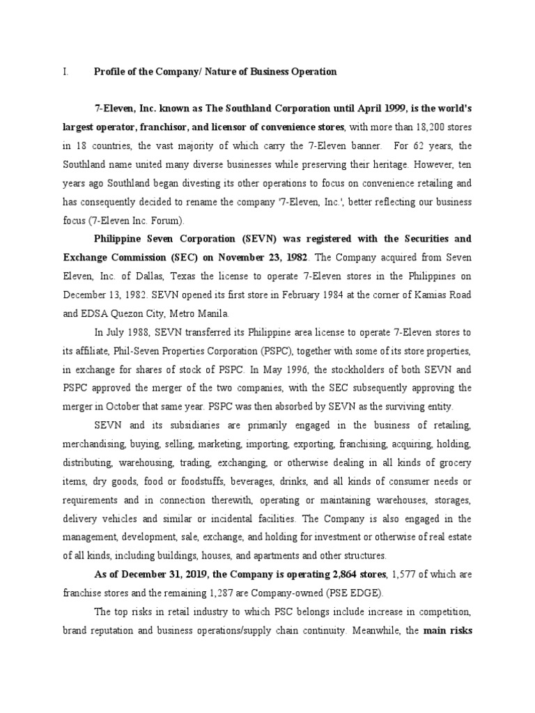 Ella Script 7-Eleven | PDF | Retail | Business Economics