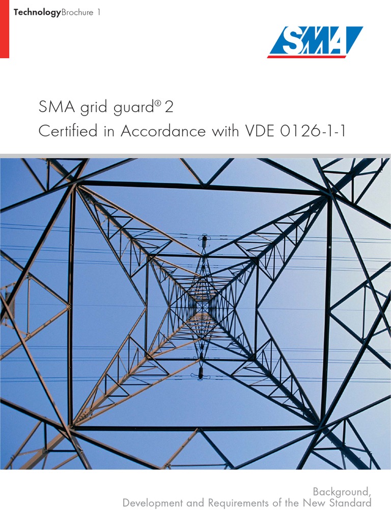 SMA Grid Guard 2 Certified in Accordance With VDE 0126 - 1-1 ...