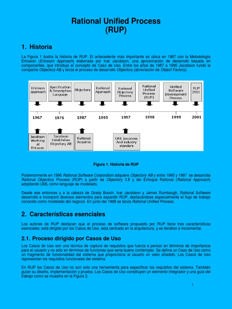 RUP: Proceso Unificado Racional | PDF | Caso de uso | Software