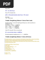 Cara Menghitung Diuresis Anak dan Dewasa | PDF