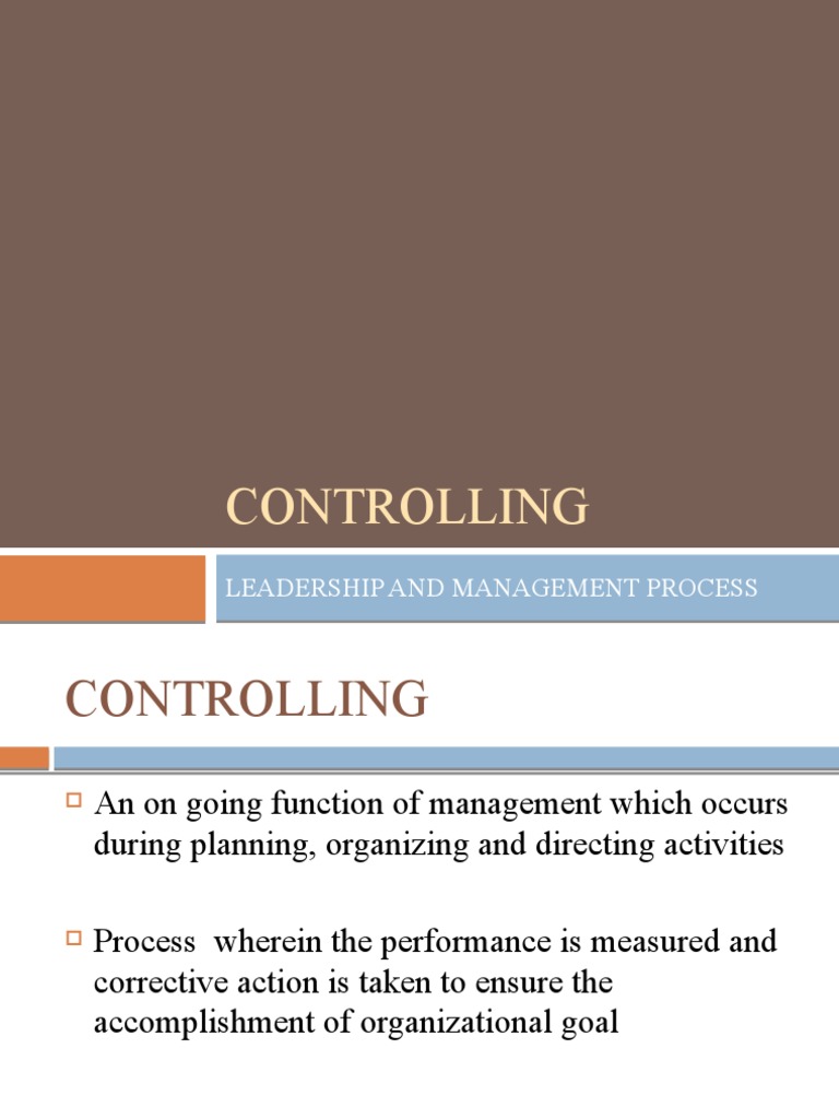 Controlling - Nursing Management | PDF | Performance Appraisal ...