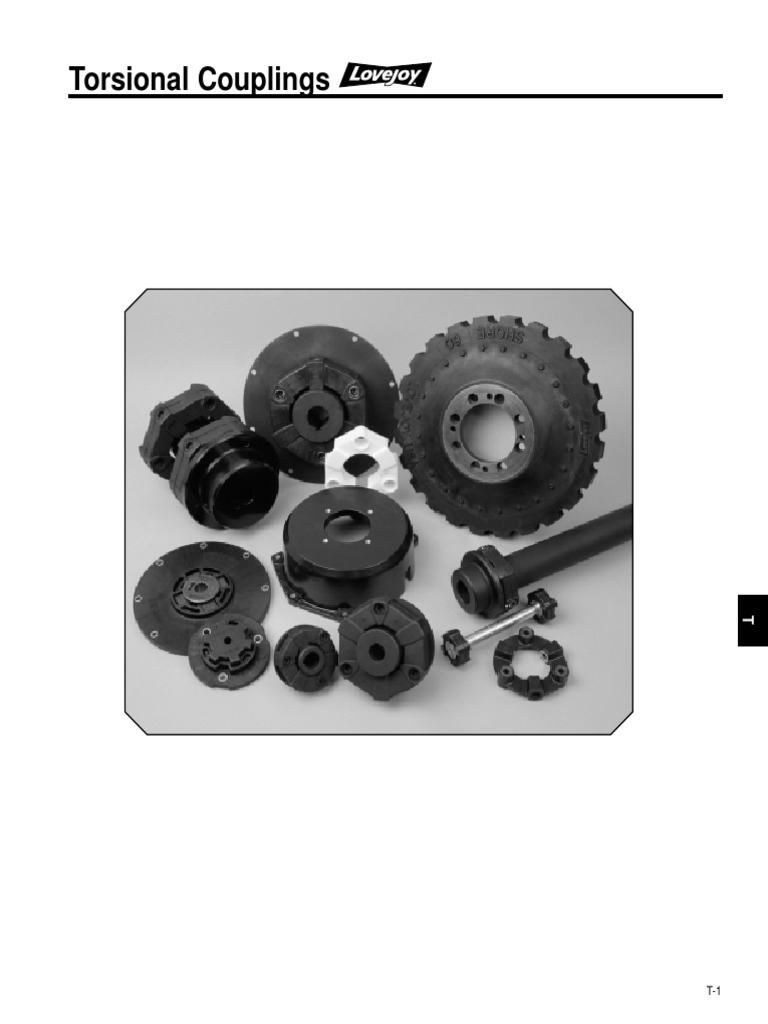 Torsional Coupling LOVEJOY | PDF | Horsepower | Engines