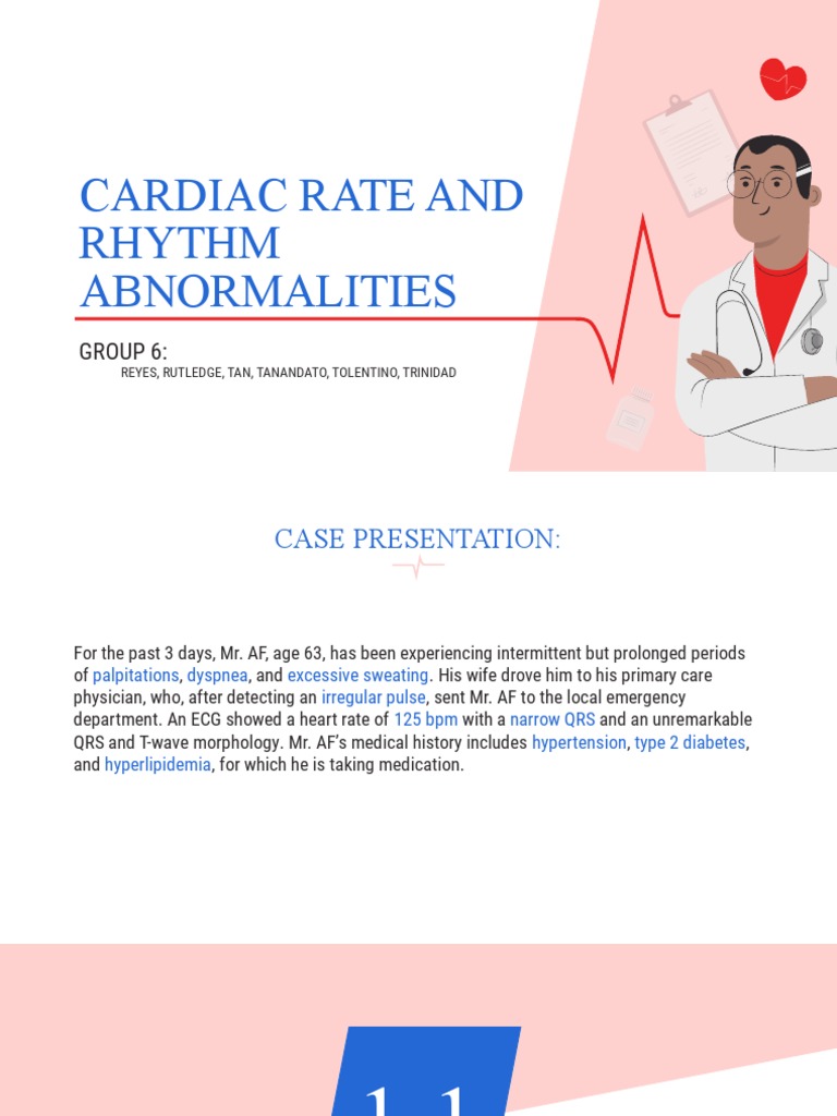 Cardiac Rate and Rhythm Abnormalities: Group 6 | PDF | Planets | Saturn
