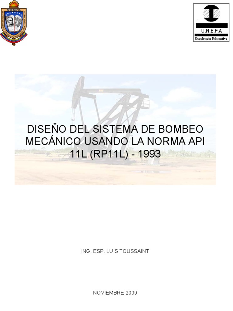 Diseño de Sistema de Bombeo API 11L | PDF