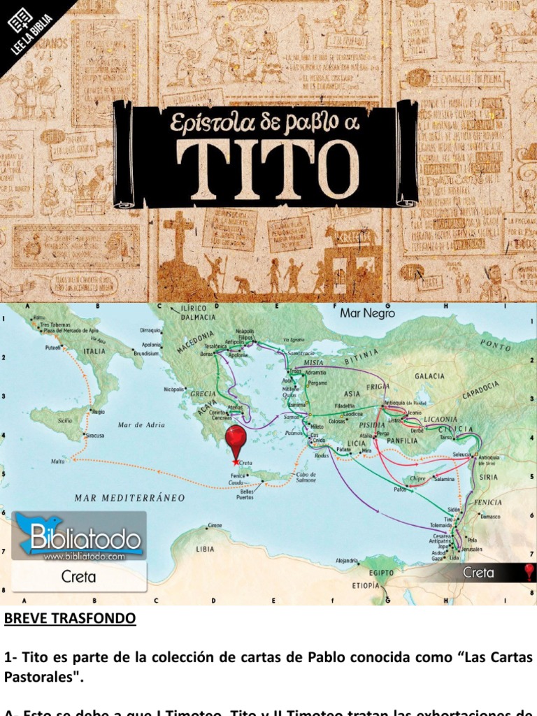 Introducción A Tito | PDF | Pablo el apóstol | Epístola a los gálatas