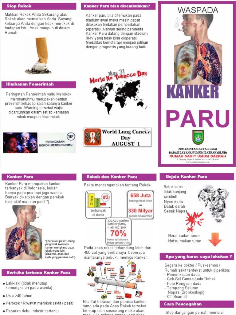 Brosur Kanker Paru | PDF