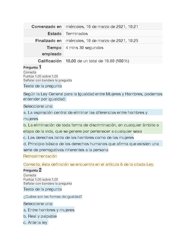Curso CDHG - CNDH Modulo 3 2021 | PDF | Igualdad de género | Estudios ...