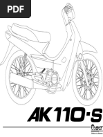 Manual de Taller AKT XM 180 | PDF | Motocicleta | Gasolina