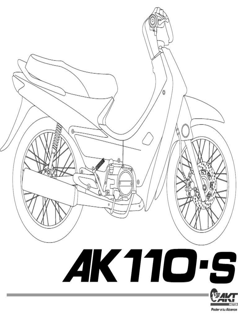 Ak110 S | PDF | Motocicleta | Aceite de motor