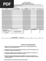 SSS Employment Report Form R-1A | PDF | Identity Document | Government
